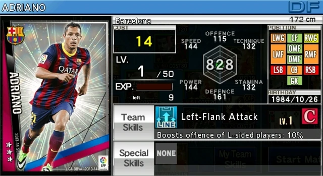 Adriano | PES Manager Wiki | Fandom