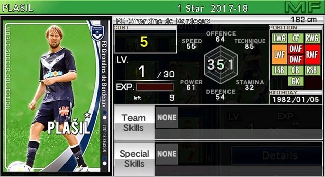 Plasil | PES Manager Wiki | Fandom