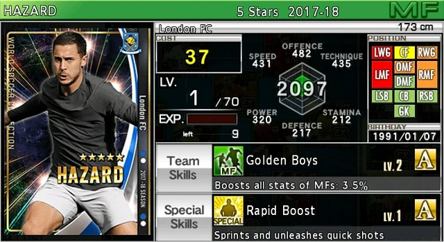 Hazard | PES Manager Wiki | Fandom