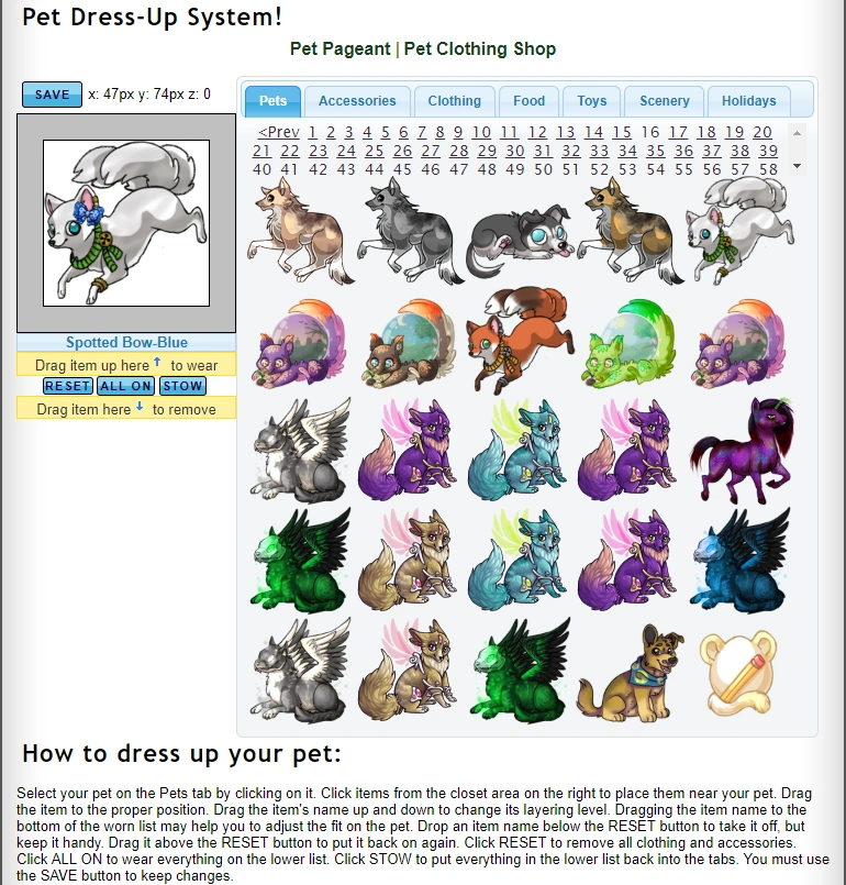 Pet Dress Up | Pet Adoptables Wiki | Fandom