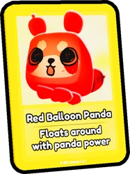 Red Balloon Panda (Pet Simulator 99) | Pet Simulator Wiki | Fandom
