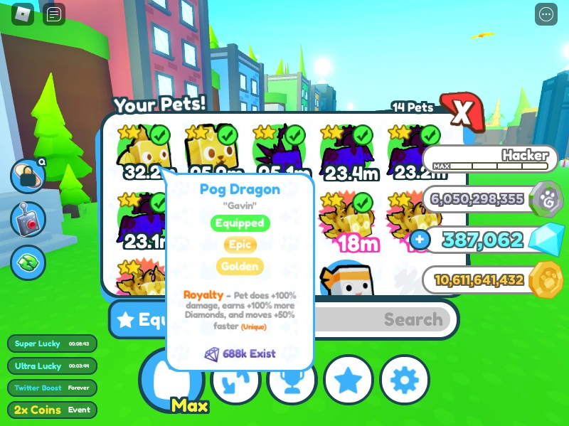User blog:PB95Gameplay/PET SIM X SELLING PET | Pet Simulator Wiki | Fandom