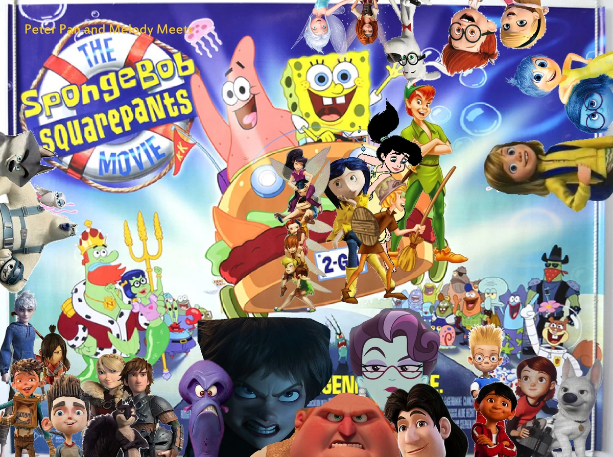 Peter Pan and Melody meets the spongebob Squarepants movie | Peter Pan ...