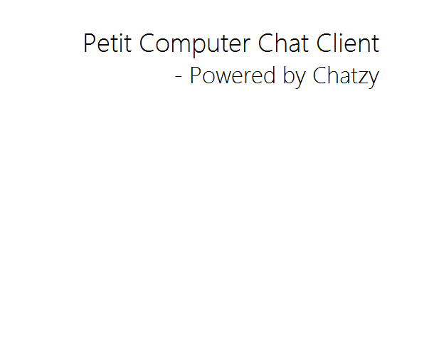 Petit Computer Chat Client | Petit Computer Wiki | Fandom