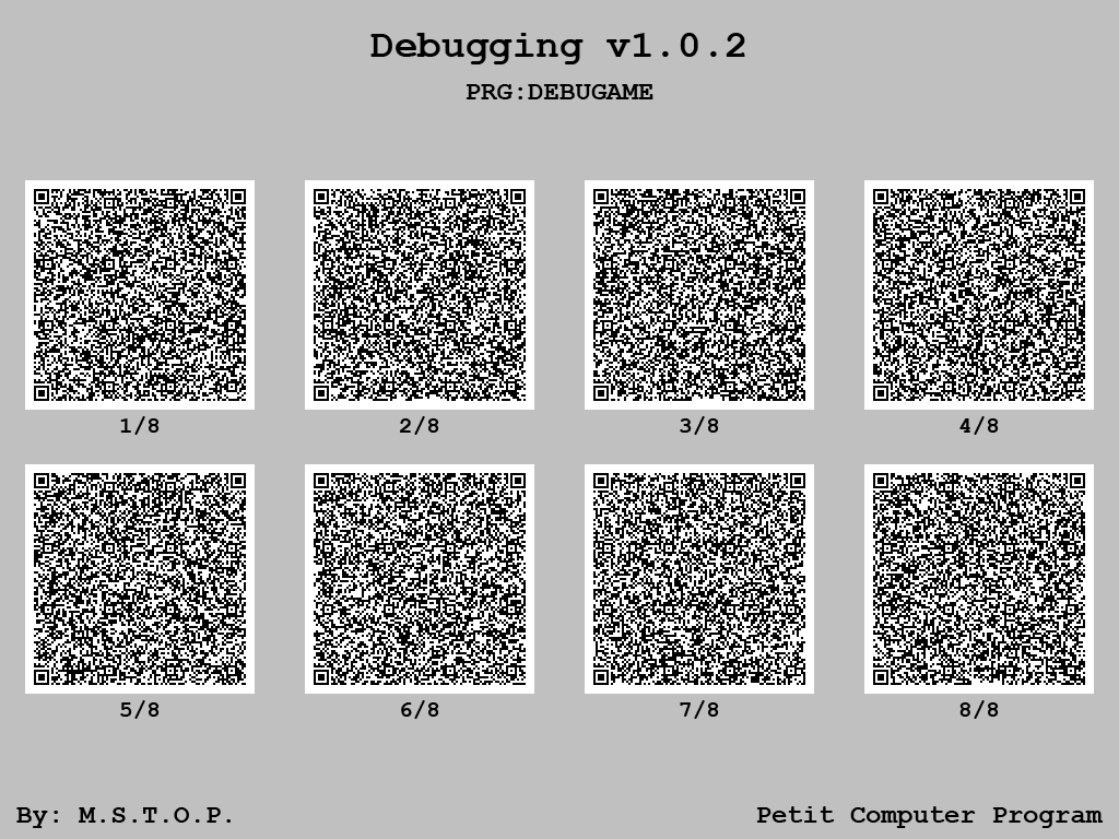 Debugging | Petit Computer Wiki | Fandom