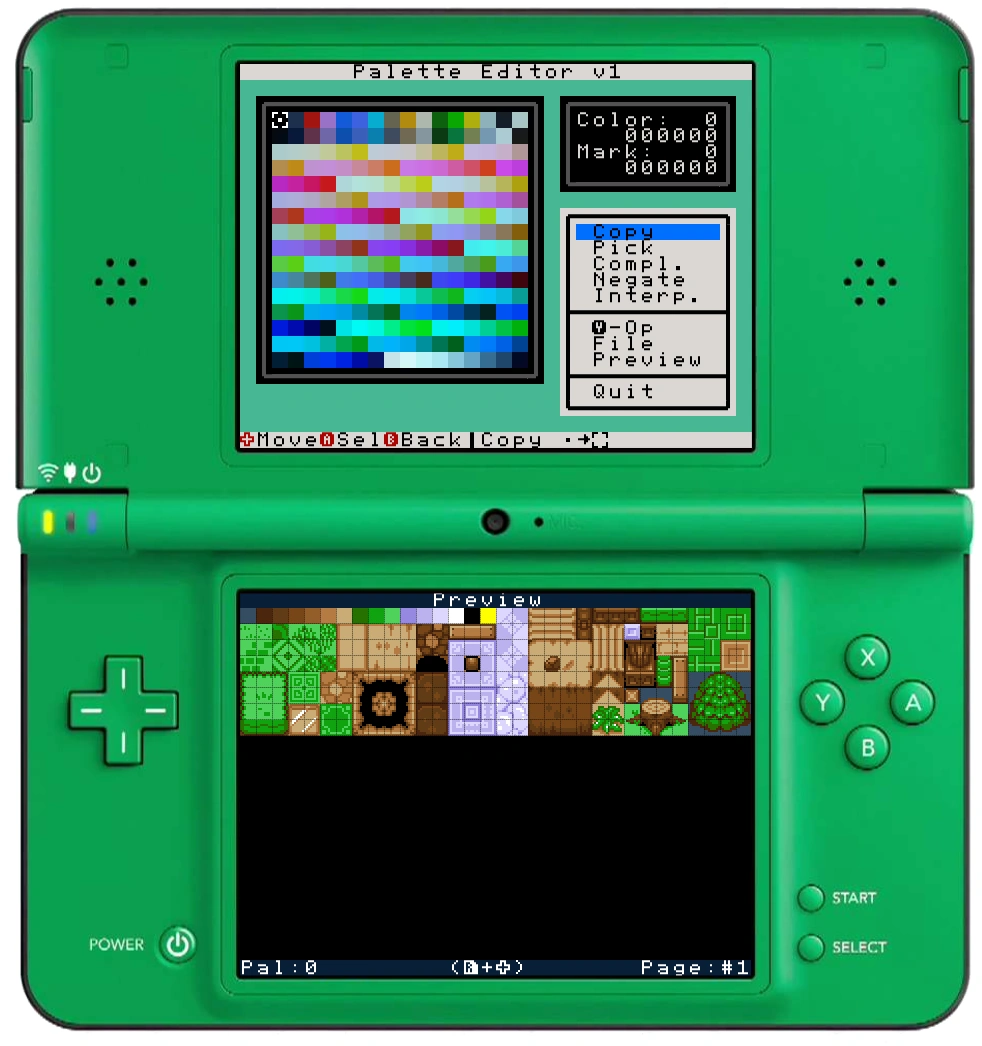 PALED - Palette Editor for Petit Computer | Petit Computer Wiki | Fandom