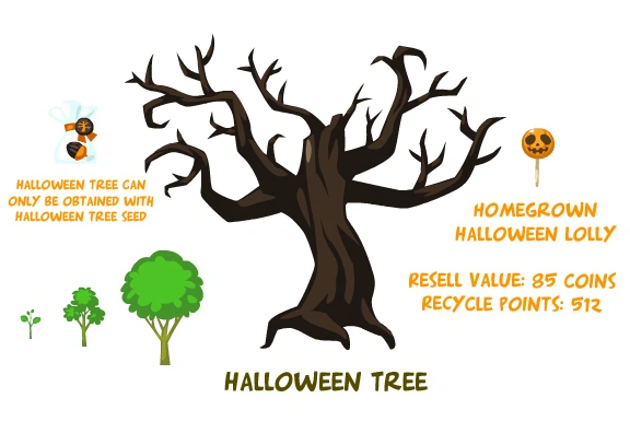 Halloween Tree | Pet Society Wiki | Fandom