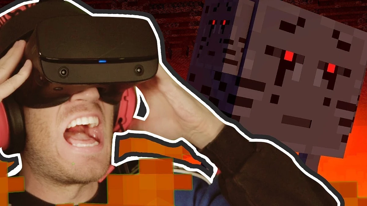 Minecraft VR is A NIGHTMARE! | PewDiePie Minecraft Series Wiki | Fandom