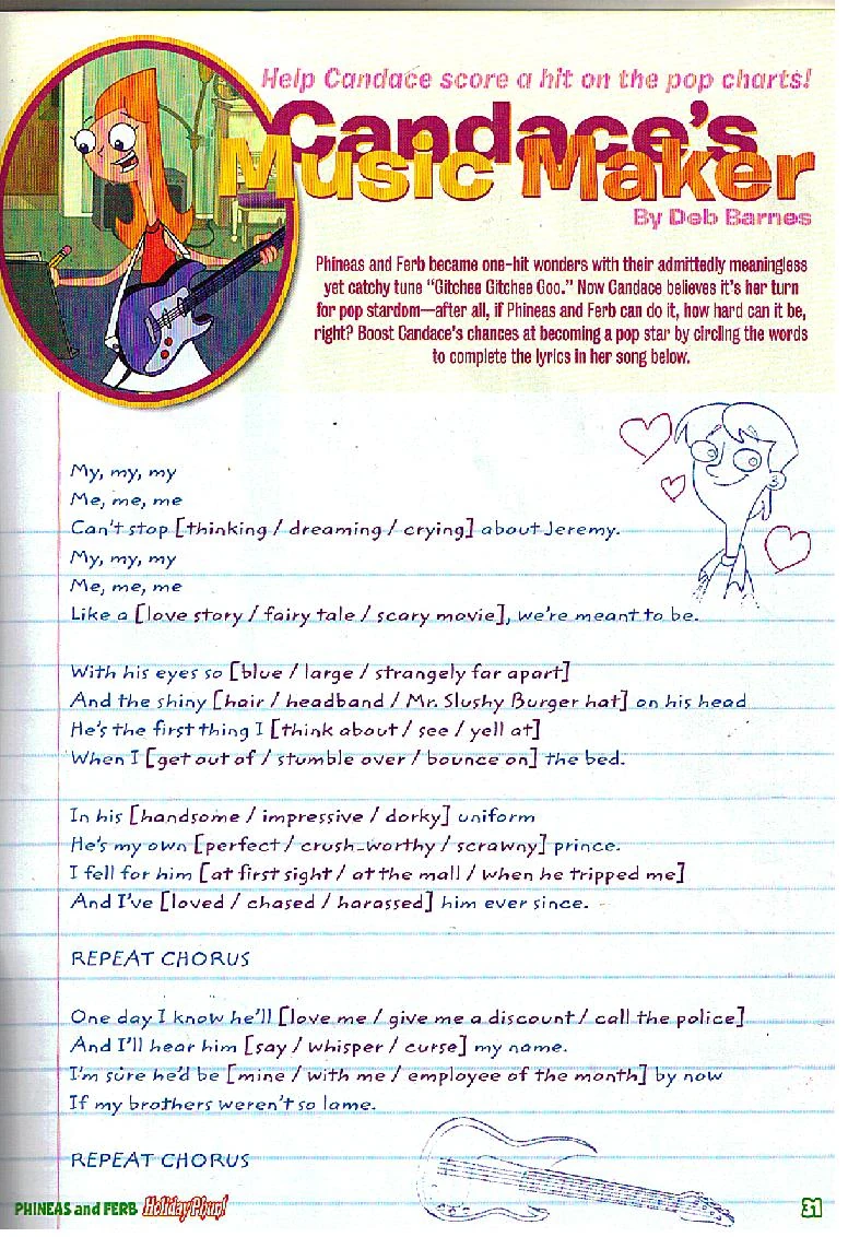 User blog:Nan the cowdog/Phineas and Ferb .... MAGAZINE ! | Phineas and ...