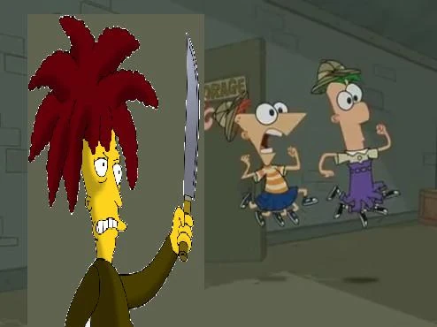 Phineas and Ferb meet Sideshow Bob | Phineas and Ferb Fanon | Fandom