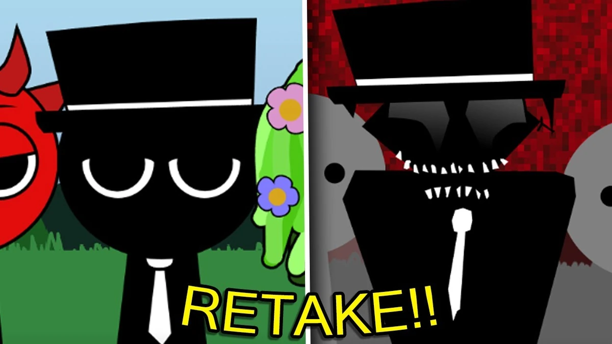 Sprunki Retake, But Something Is Wrong With Mr. Black | PghLFilms ...