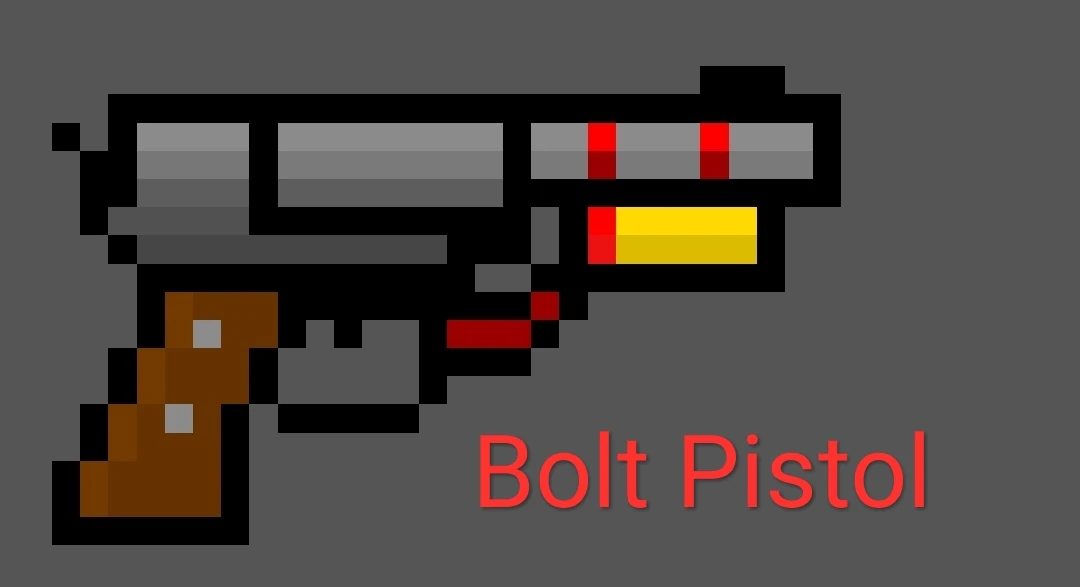 Bolt pistol | Pixel Gun Conception Wiki | Fandom