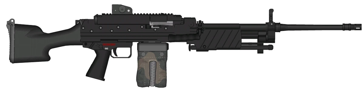 Bundeswehr Machine Gun | Pixel Gun Conception Wiki | Fandom