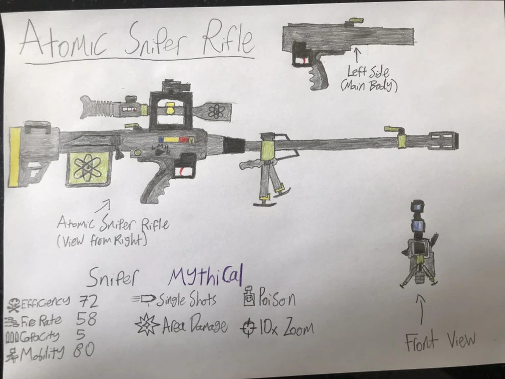 Atomic Sniper Rifle | Pixel Gun Conception Wiki | Fandom