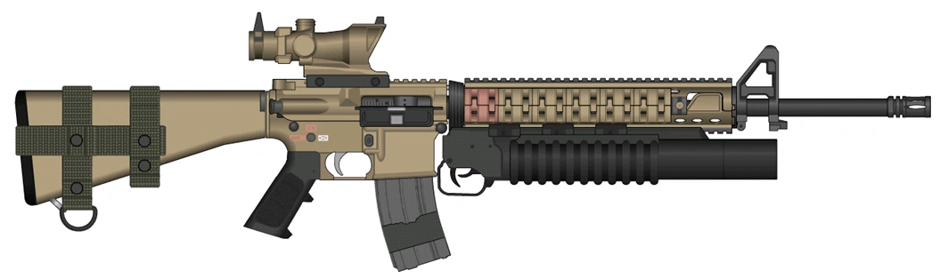 Customized Combat Rifle | Pixel Gun Conception Wiki | Fandom