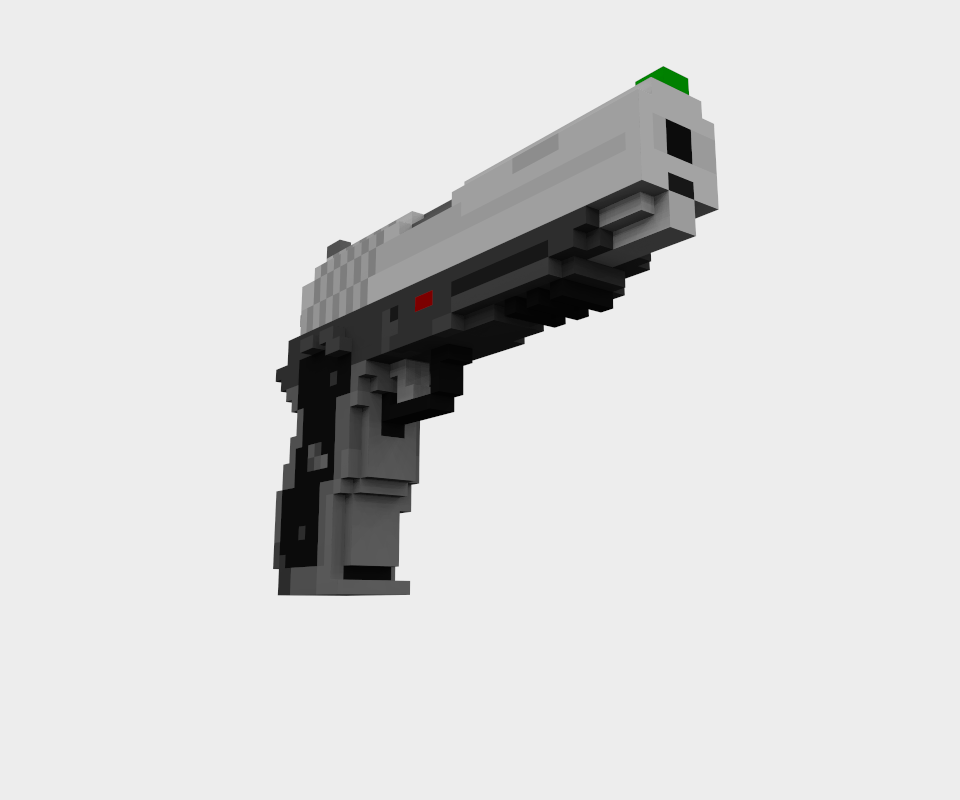 Minecraft Pistol Png
