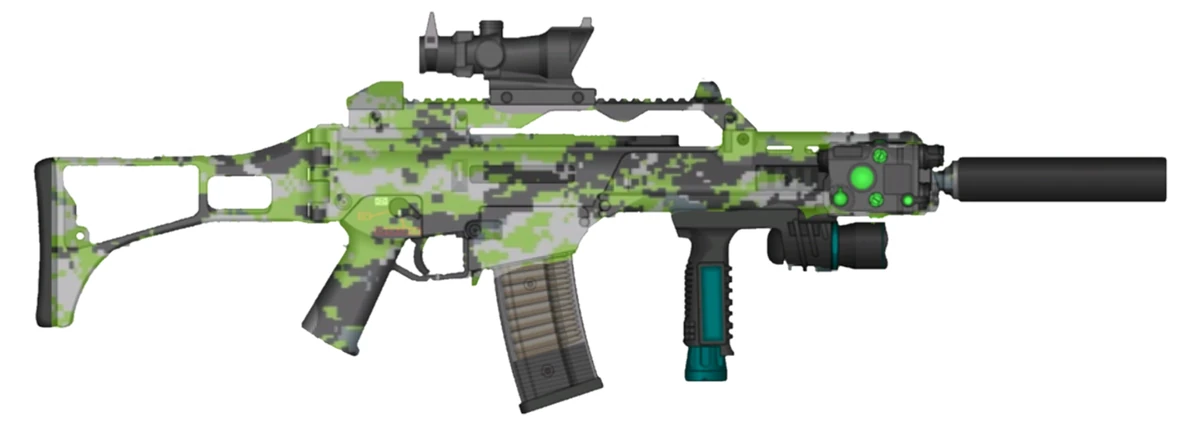 Customized Bundeswehr Carbine | Pixel Gun Conception Wiki | Fandom