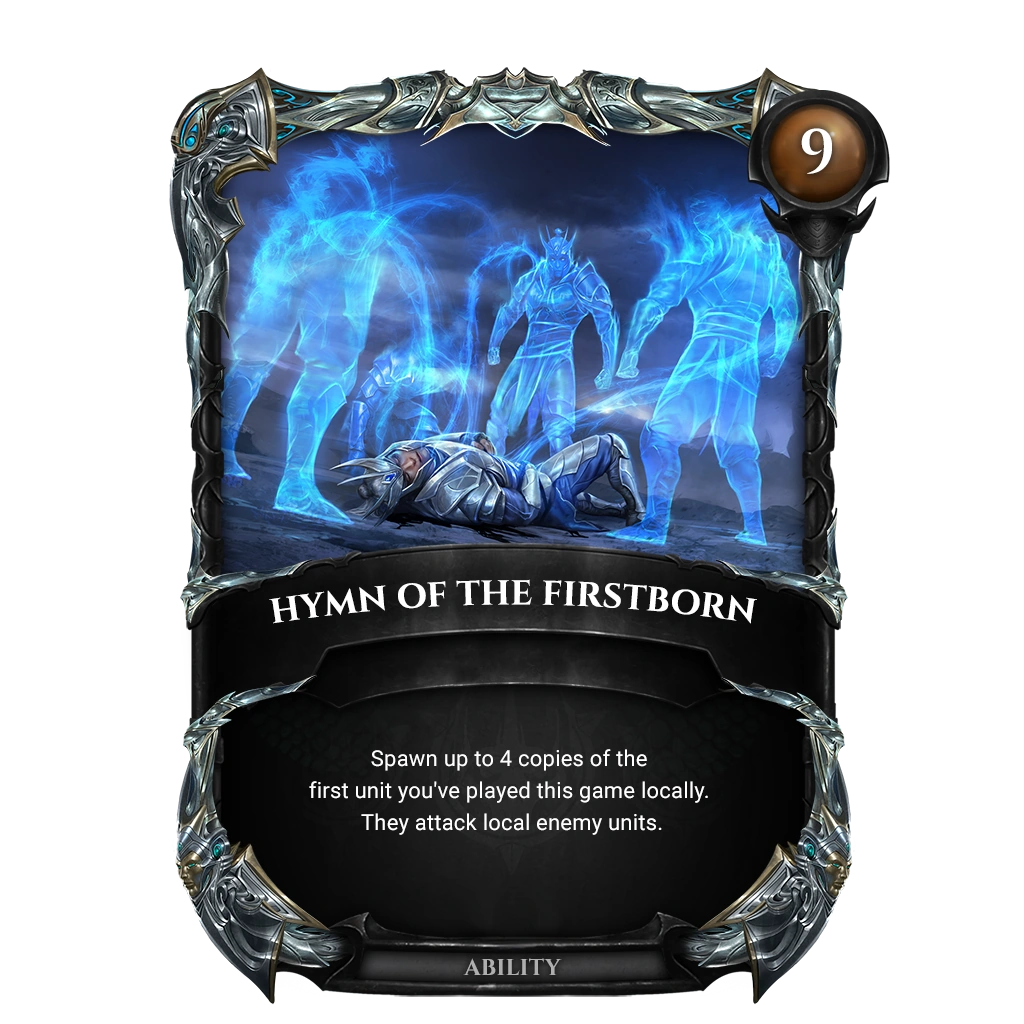 Hymn of the Firstborn | PHAGEBORN: Online Card Game Wiki | Fandom