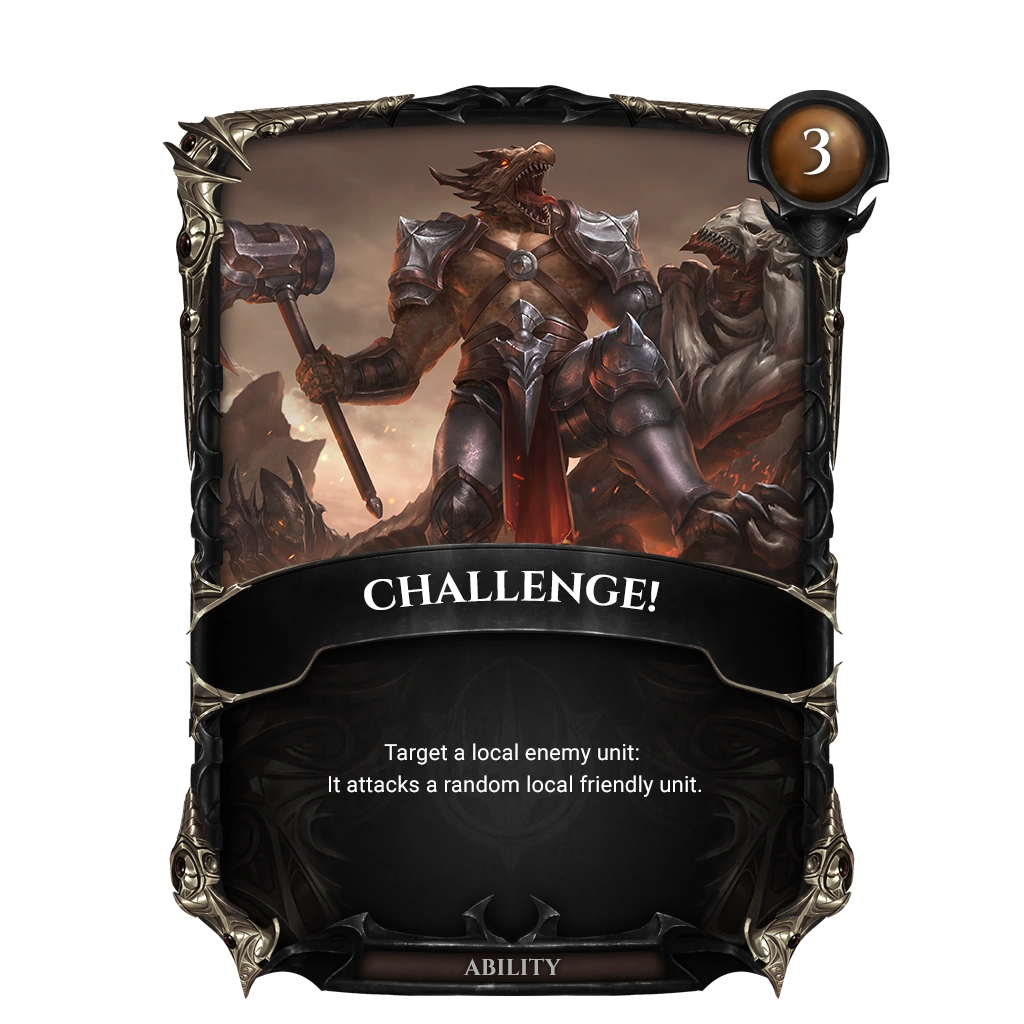 Challenge! | PHAGEBORN: Online Card Game Wiki | Fandom