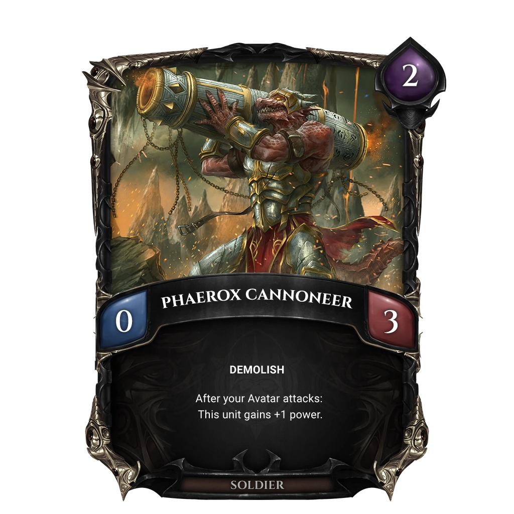 Phaerox Cannoneer | PHAGEBORN: Online Card Game Wiki | Fandom