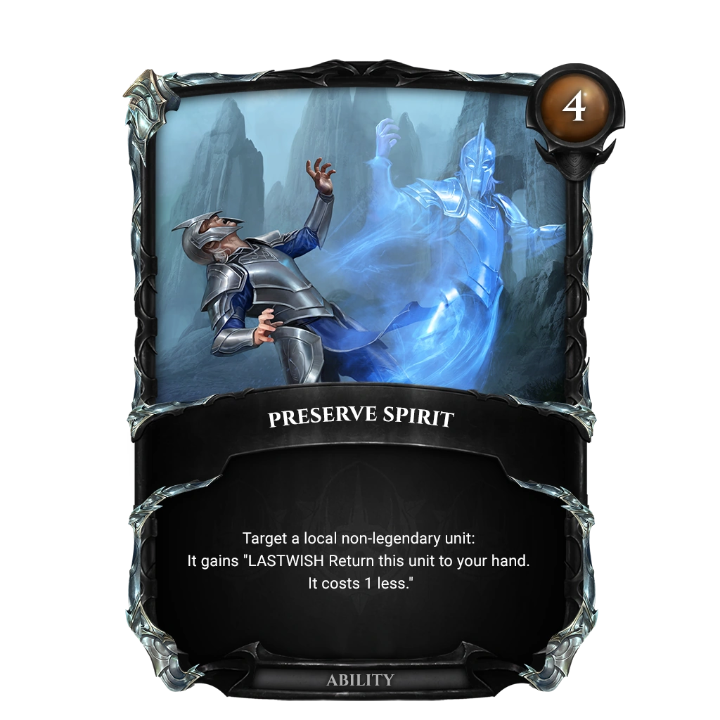 Preserve Spirit | PHAGEBORN: Online Card Game Wiki | Fandom