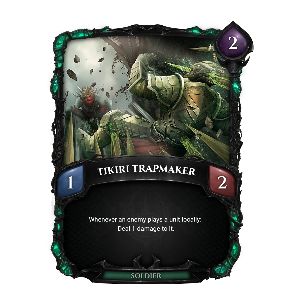 Tikiri Trapmaker | PHAGEBORN: Online Card Game Wiki | Fandom