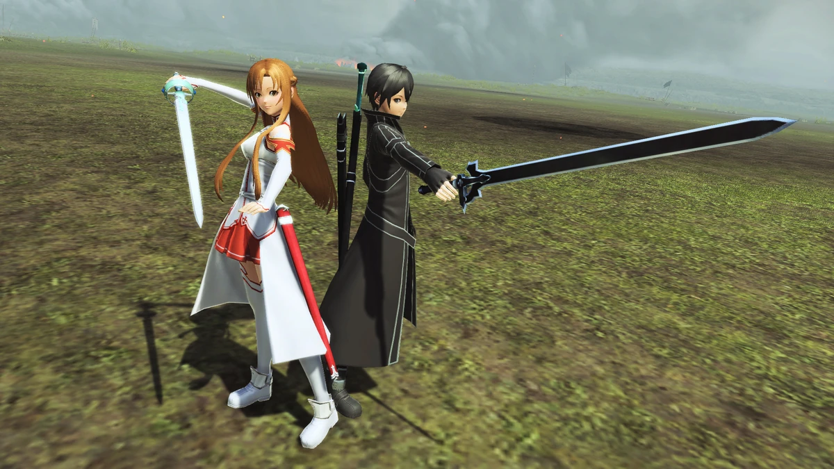 Sword Dance of Black and White (PSO2 x Sword Art Online Crossover ...