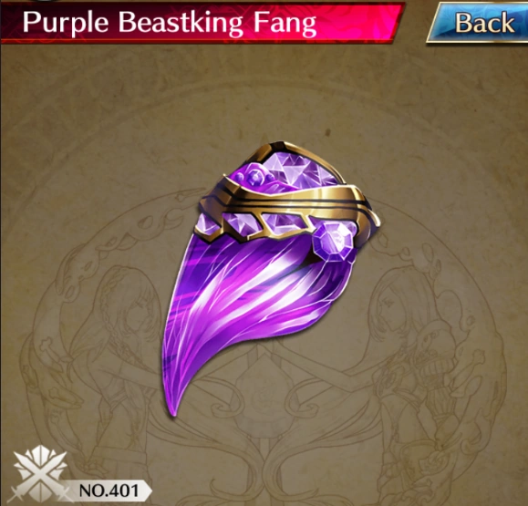 Purple Beastking Fang | Phantom of the Kill Wiki | Fandom