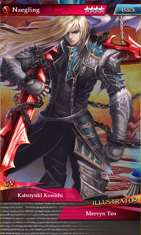 Naegling(M) (Armored Myrmidon 4★) | Phantom of the Kill Wiki | Fandom