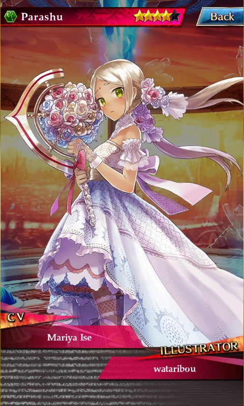 Parashu(Bride ver.) (Warrior 4★) | Phantom of the Kill Wiki | Fandom