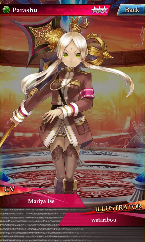 Parashu (Fighter 3★) | Phantom of the Kill Wiki | Fandom