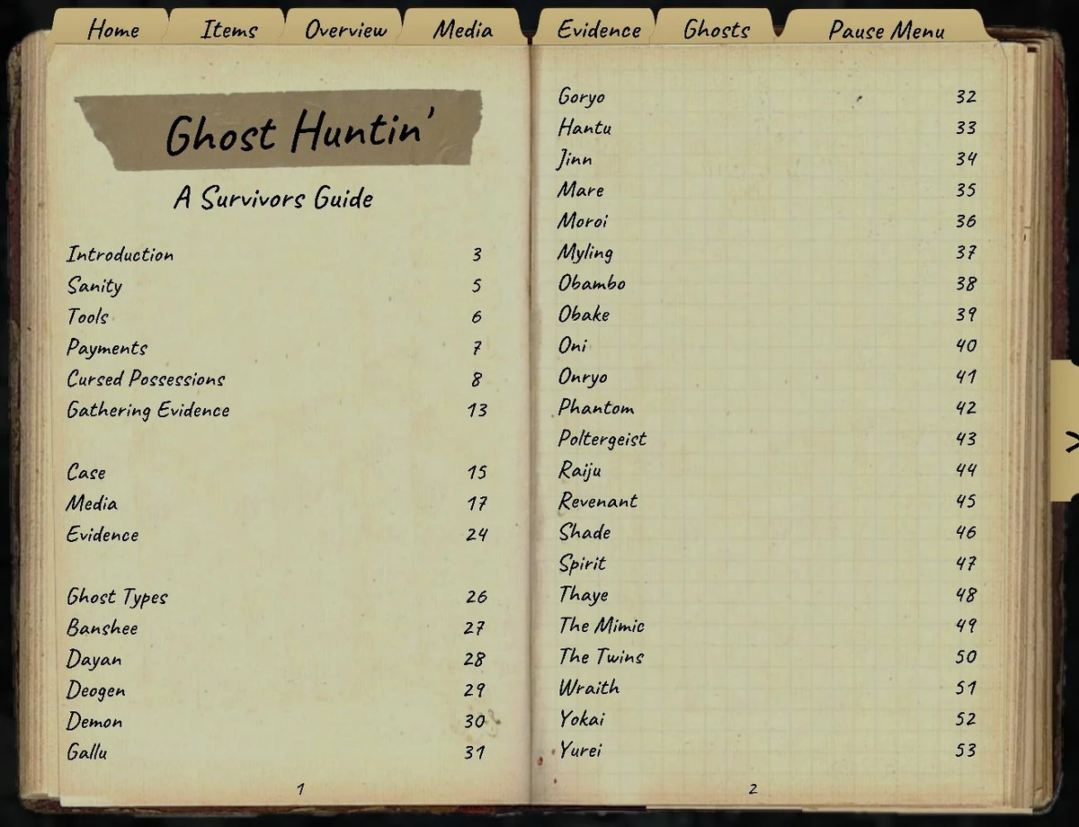 Journal | Wiki Phasmophobia | Fandom