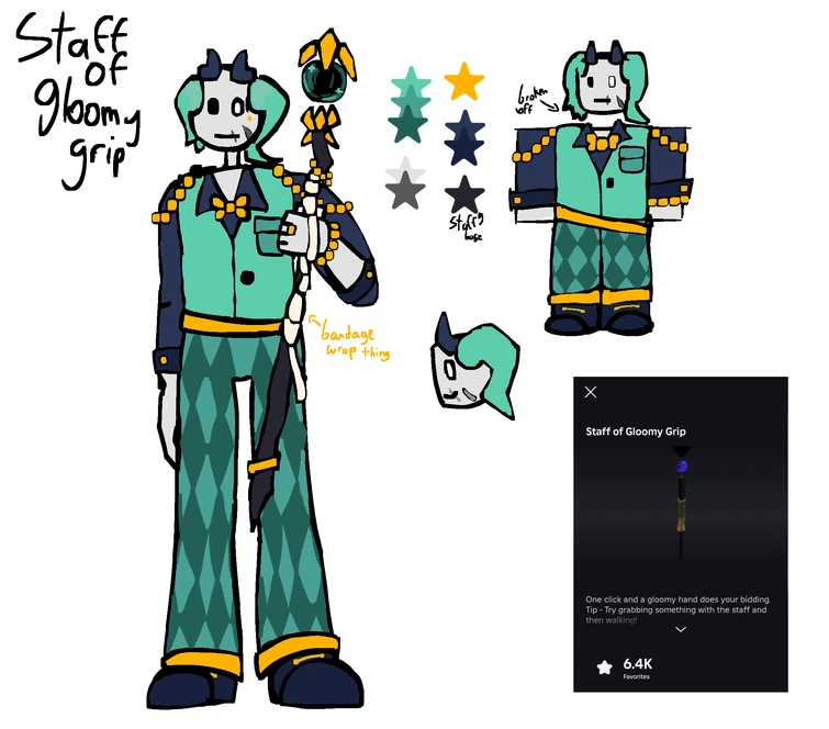 Staff of Gloomy grip | Phighting OCs Wiki | Fandom