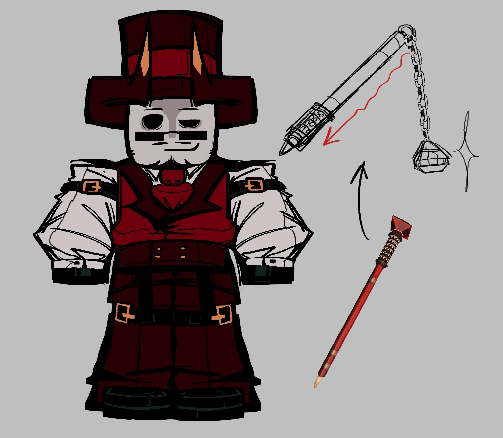 Rockin’ Red Walking Stick | Phighting OCs Wiki | Fandom