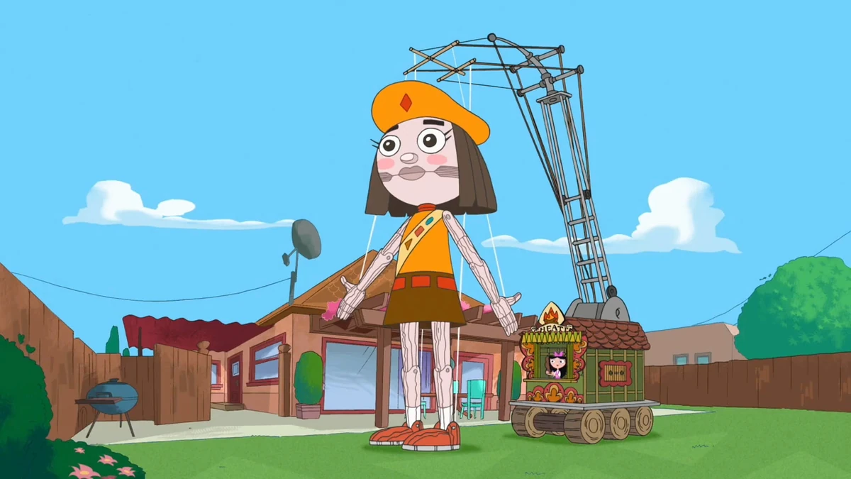 Giant Fireside Girl Puppet | Phineas and Ferb Wiki | Fandom