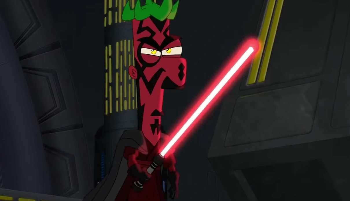 Phineas And Ferb Star Wars Ferb Darth Maul