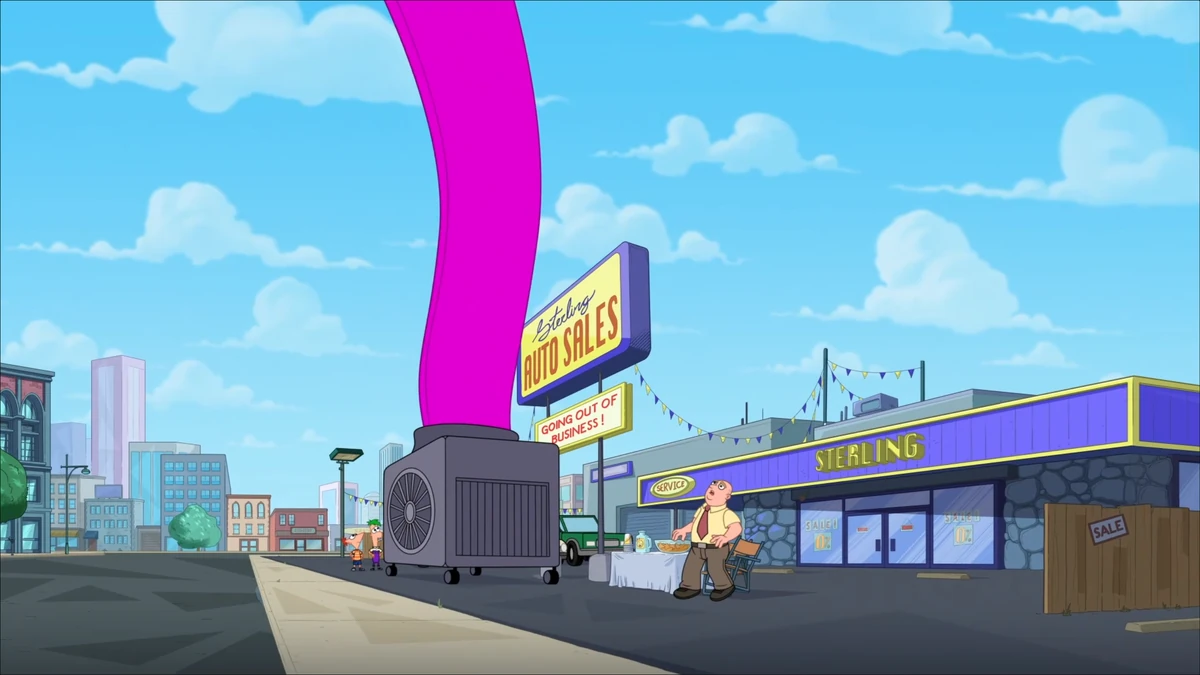 Sterling Auto Sales | Phineas and Ferb Wiki | Fandom