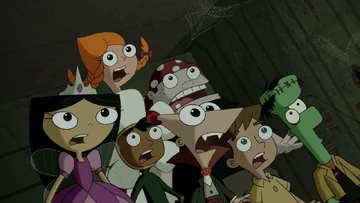 phineas and ferb halloween coloring pages