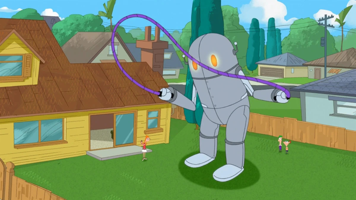 Giant Jump-Roping Robot | Phineas and Ferb Wiki | Fandom