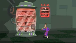 Steak Containment Unit | Phineas and Ferb Wiki | Fandom