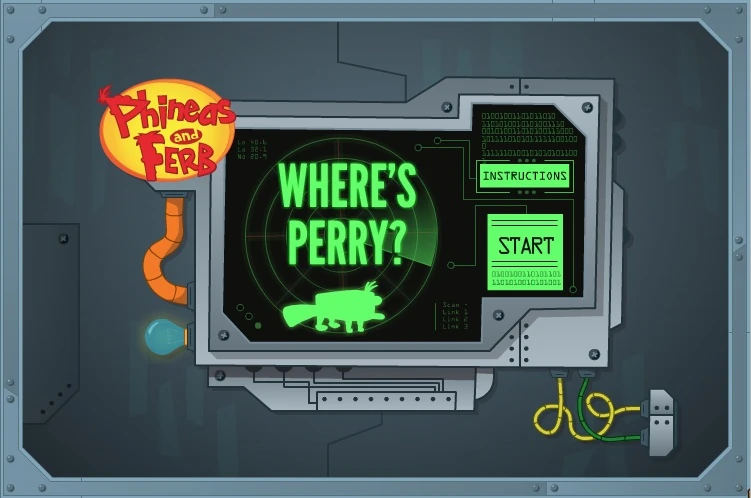 Where's Perry? (US game) | Phineas and Ferb Wiki | Fandom