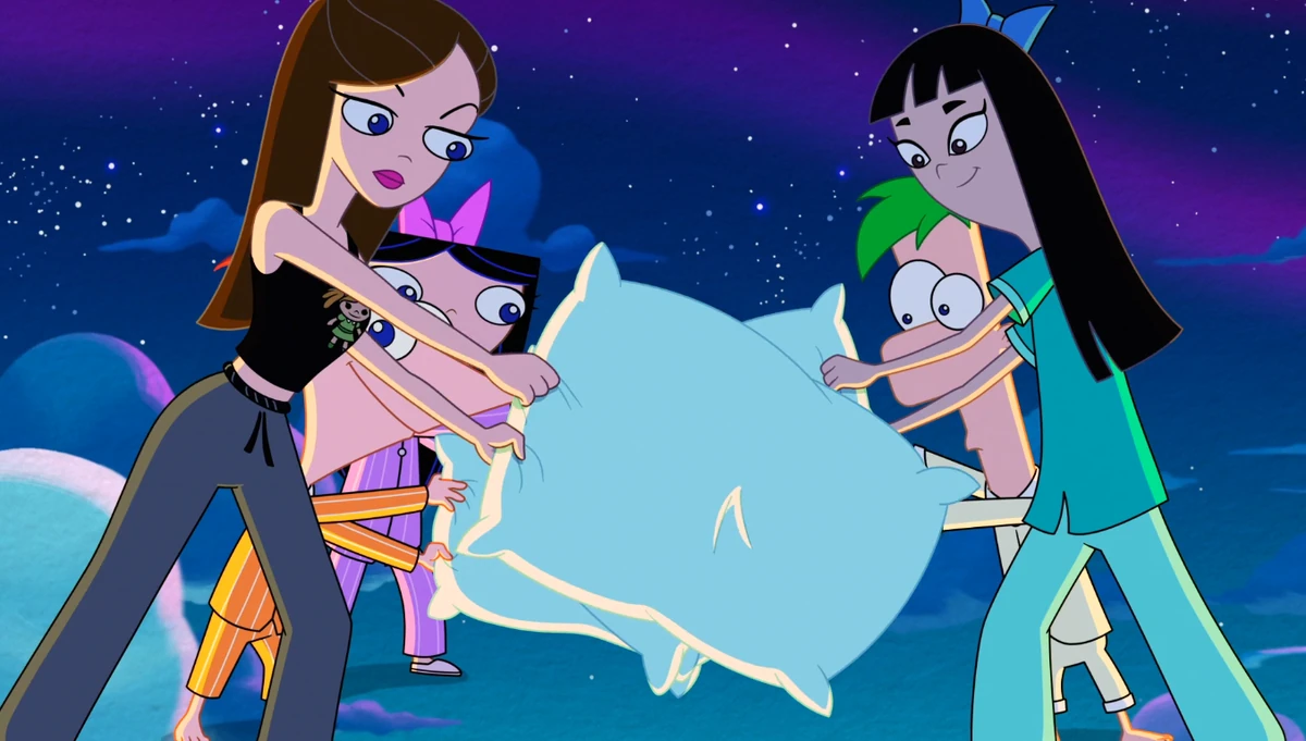 No Sleepin' at a Slumber Party | Phineas and Ferb Wiki | Fandom
