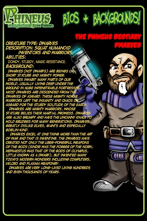 Dwarves | Phineus: Magician for Hire Wiki | Fandom