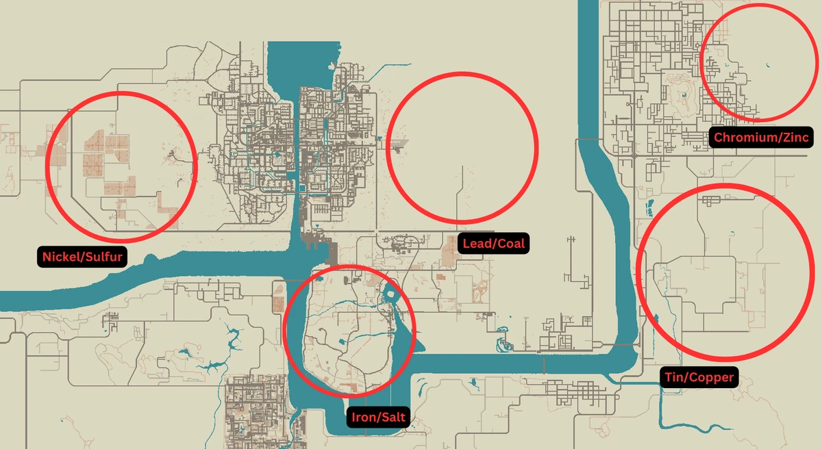 Season 4 Map - Minable Resources | Phoenix Protocol Project Zomboid ...