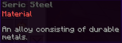 Seric Steel | Phoxis Wiki | Fandom