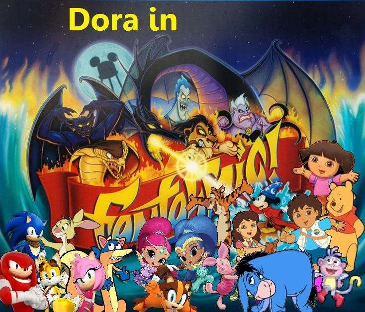 Dora in Fantasmic! | Pichi Pichi Pitch's adventures Wiki | Fandom