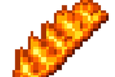 Minecraft Blaze Rod Pixel