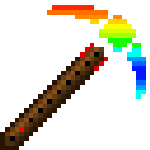 Rainbow Pickaxe - Official PickCrafter Wiki