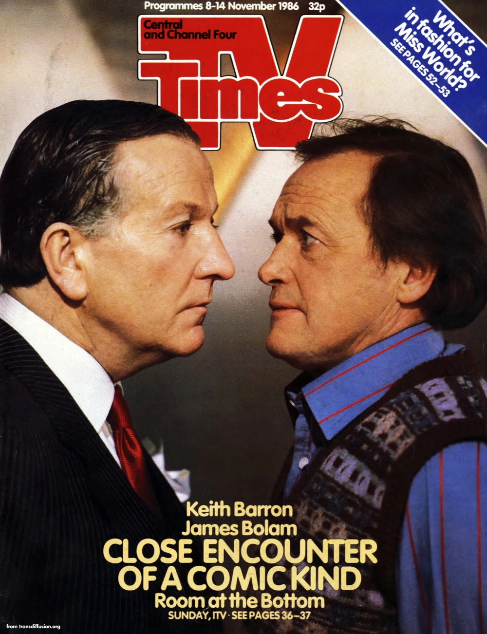 TV Times: 8th to 14th November 1986 | Pickwick Video Wiki | Fandom