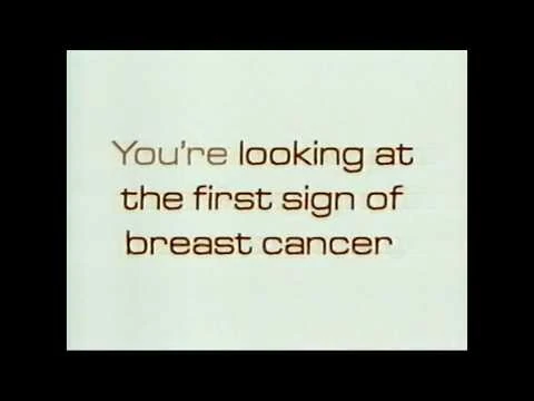 American Cancer Society - First Sign of Breast Cancer (1994, USA ...